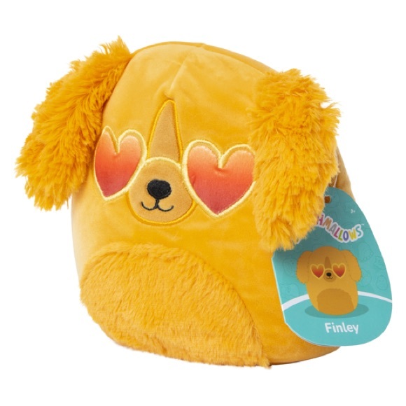 Squishmallows | Toys | Squishmallow Finley The Golden Retriever 75 Inch ...
